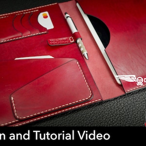 Leather iPad Cover Pattern DIY Template (PDF Download With Video) - Etsy