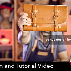 Leather Tool Pouch Pattern (PDF Download With Video Guide) - Etsy