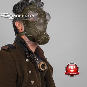 Cosplay Gas Mask Pattern DIY (PDF Download With Video Tutorial) - Etsy