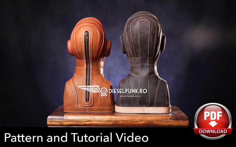 Mannequin Head Pattern Leather Bust Template Leather DIY - Etsy