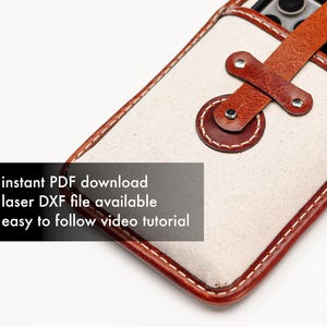 Phone and Passport Case Pattern: Leather DIY PDF (includes Video ...