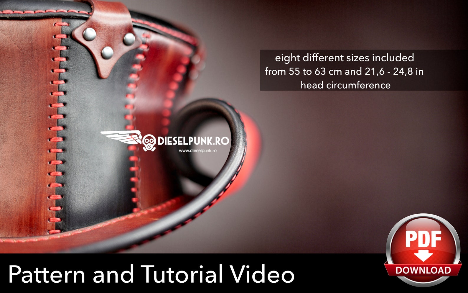 Top Hat PATTERN DIY Hat Pdf Download Steampunk Hat - Etsy