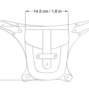 Bag Pattern - Leather DIY - Pdf Download - Hip Bag - Video Tutorial ...