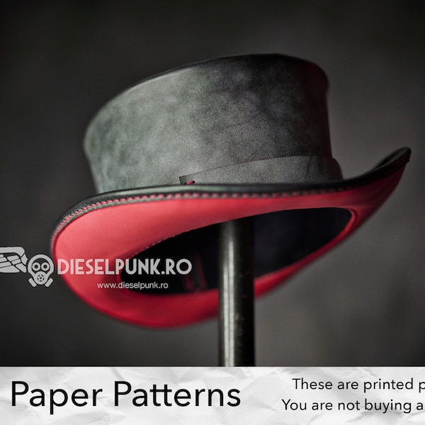 Paper Top Hat Template - Etsy