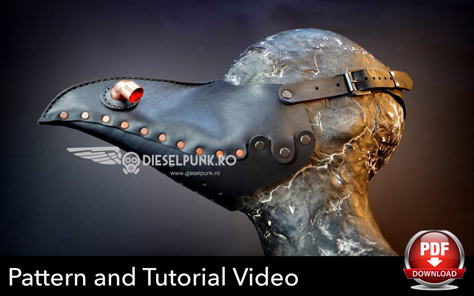 Plague Doctor Mask Pattern DIY Pattern Pdf Download | Etsy