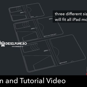 Leather iPad Cover Pattern DIY Template (PDF Download With Video) - Etsy