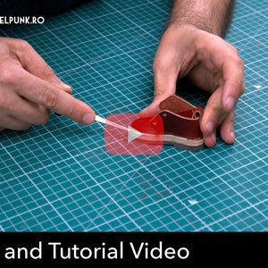 Shoe Key Fob Pattern: Tiny Boot Design - Leather Craft PDF - Etsy