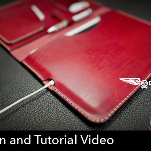 Leather iPad Cover Pattern DIY Template (PDF Download With Video) - Etsy