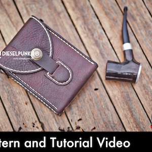 Leather DIY Pouch Pattern (PDF Download With Video Tutorial) - Etsy