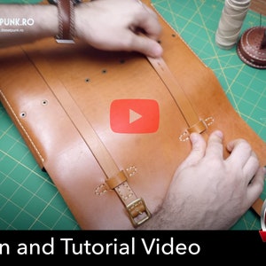 Leather Tool Pouch Pattern (PDF Download With Video Guide) - Etsy