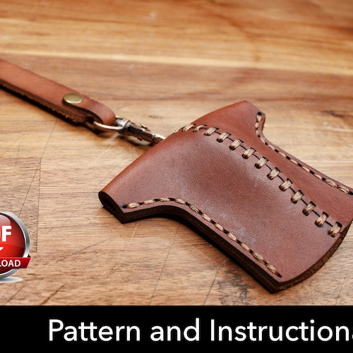 Key Holder Pattern Leather DIY Pdf Download Key Fob | Etsy