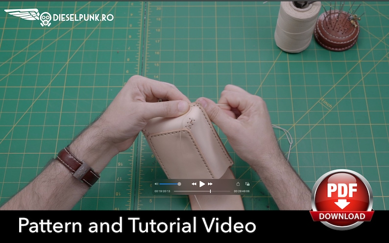 Tool Belt Pattern Leather DIY Pdf Download Hip Bag | Etsy