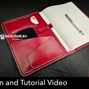 IPad Cover Pattern - Leather DIY - Pdf Download - Notebook Cover ...