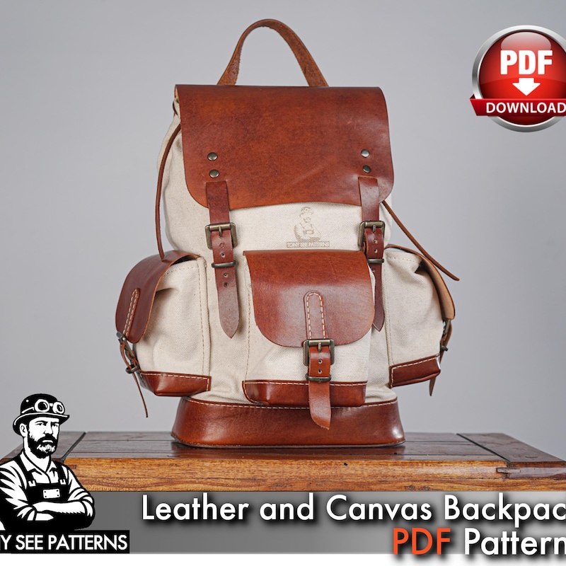 Canvas Backpack - Etsy Australia