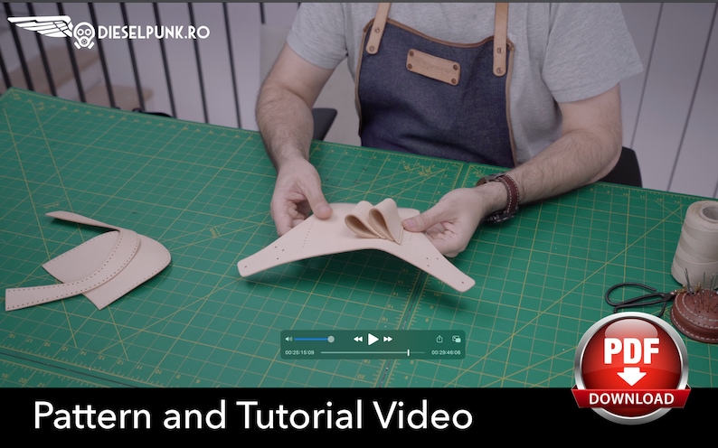 Tool Belt Pattern Leather DIY Pdf Download Hip Bag | Etsy