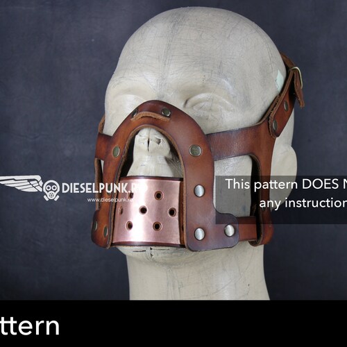 Steampunk Mask Pattern DIY Mask Pdf Download Video - Etsy