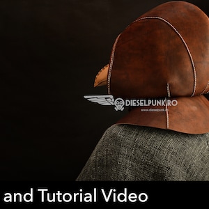 Leather Hood Pattern: DIY Cowl Sewing Template (PDF + Video) - Etsy