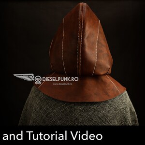 Leather Hood Pattern: DIY Cowl Sewing Template (PDF + Video) - Etsy