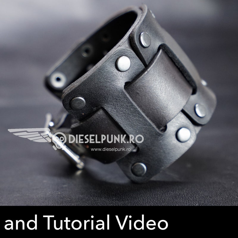 Leather Wrist Cuff - Etsy