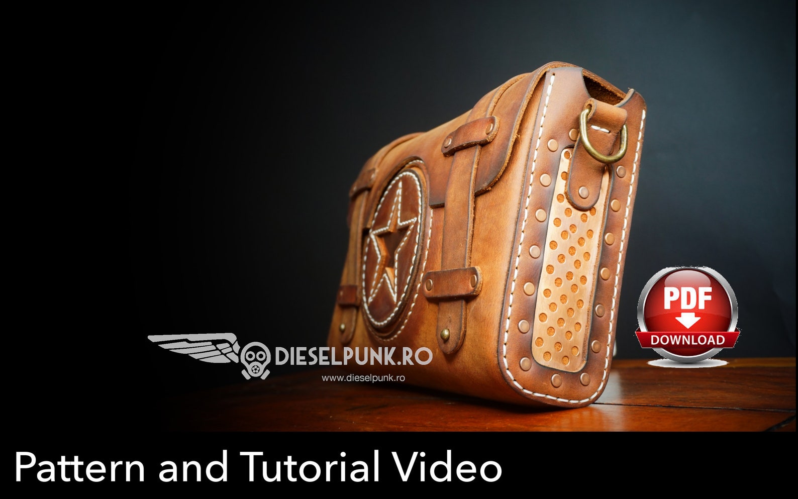 Messenger Bag Pattern Leather DIY Pdf Download Leather | Etsy