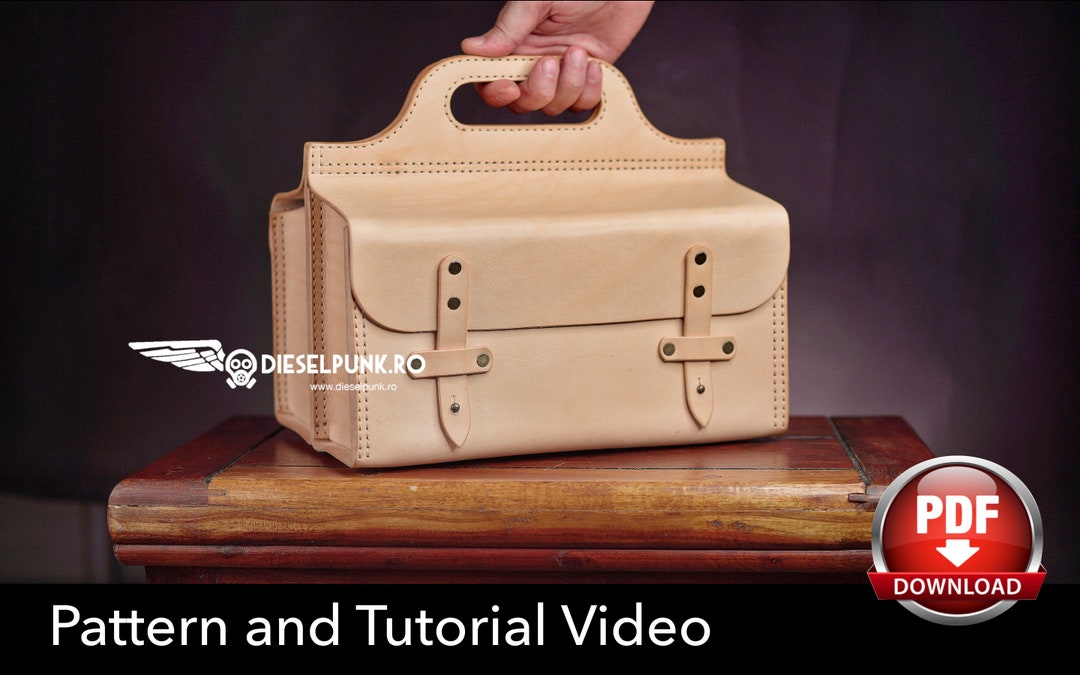 Tool Bag Sewing Pattern: Leather Roll Design (PDF + Video Tutorial) - Etsy