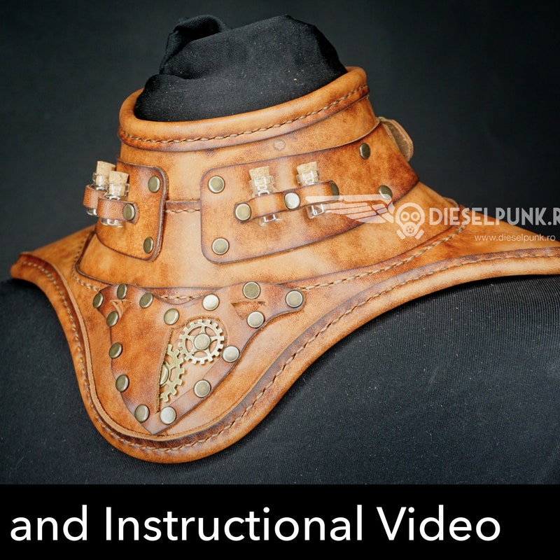 Leather Gorget - Etsy