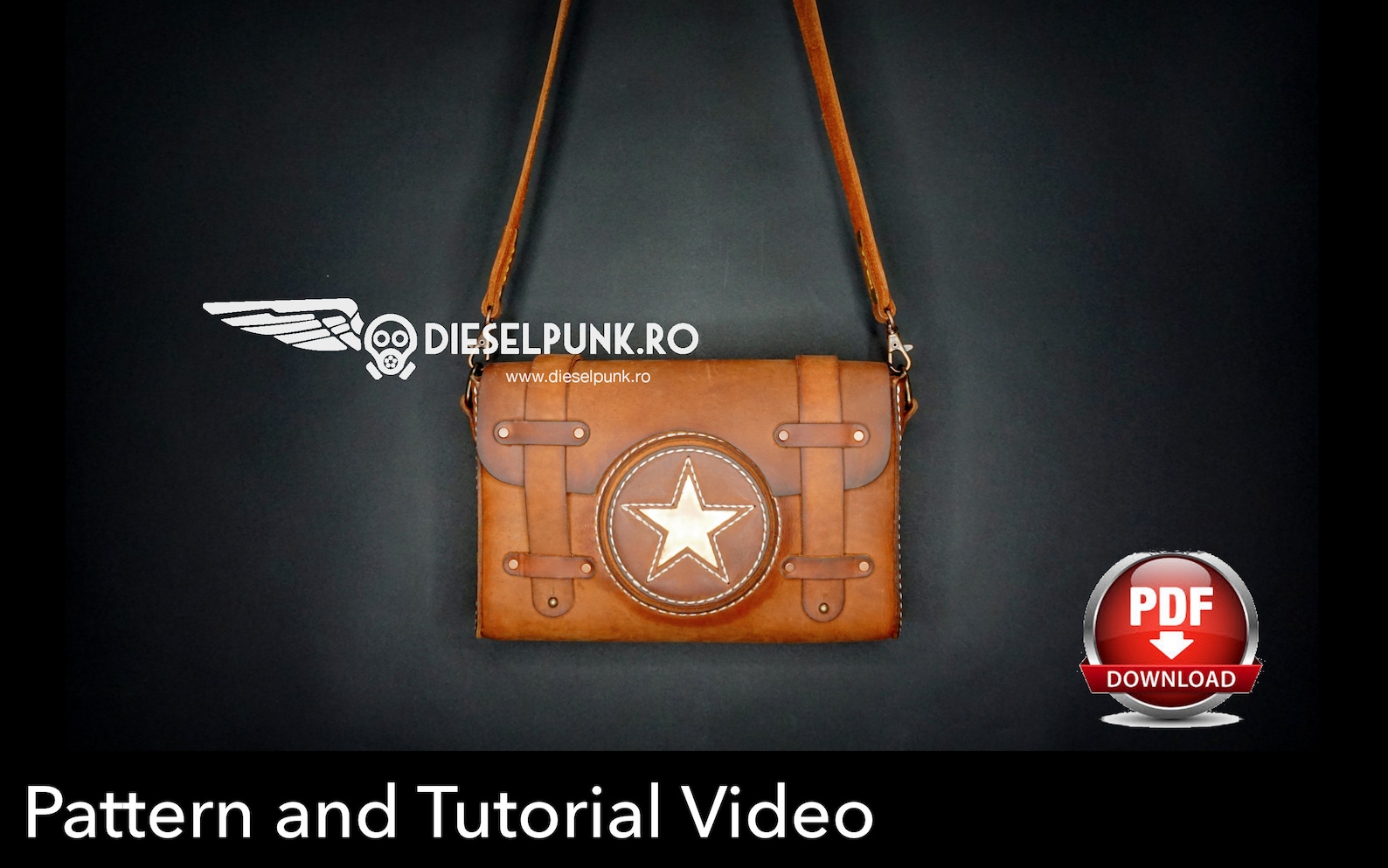 Messenger Bag Pattern Leather DIY Pdf Download Leather | Etsy