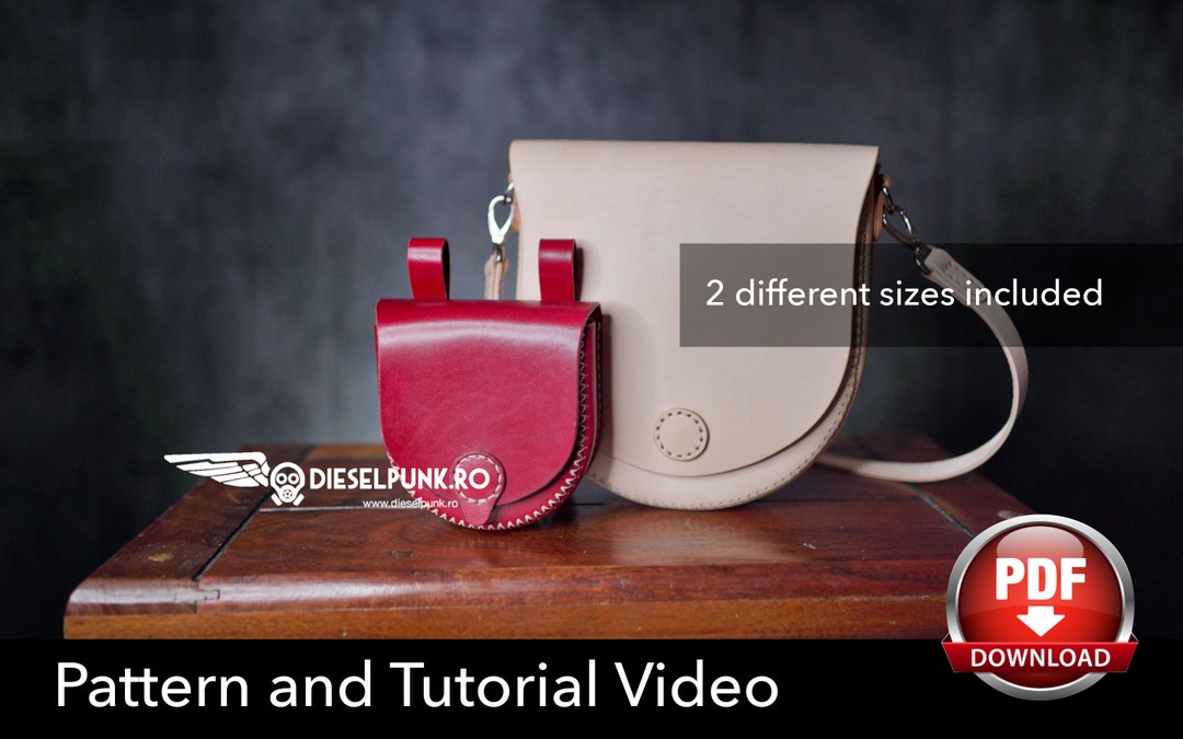 Ladies Purse and Tool Pouch Pattern Bag Pattern Leather DIY Pdf ...
