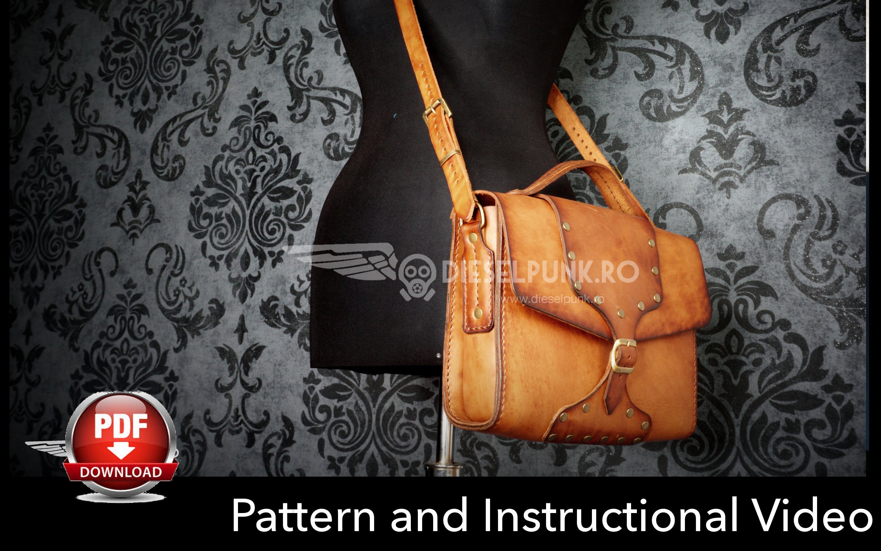 Diy Leather Messenger Bag Tutorial | Ahoy Comics