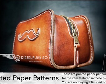Leather Dopp Kit Pattern | Etsy