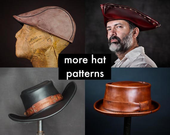 Patroon Voor Leren Driekantige Hoed