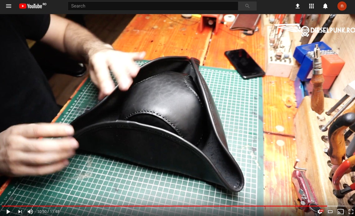 Pirate Hat PATTERN DIY Hat Pdf Download Video Tutorial | Etsy Australia