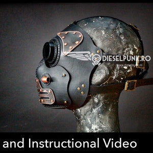 Steampunk Mask Pattern - DIY Mask - Pdf Download - Video Tutorial - Etsy