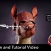 Wolf Pup Dog Mask Pattern - Leather Hood PDF With Tutorial - Etsy