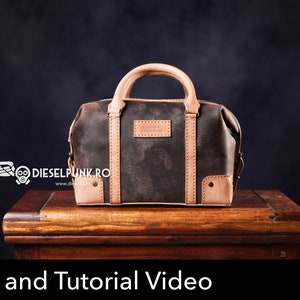 Doctor Bag Pattern: Leather Travel Weekender (PDF Download + Video) - Etsy