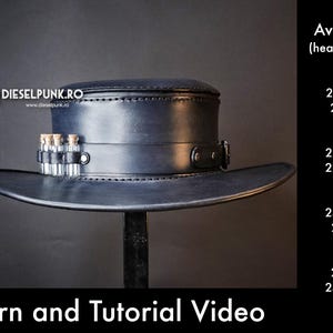 DIY Leather Hat Pattern With Video Tutorial (instant PDF Download) - Etsy