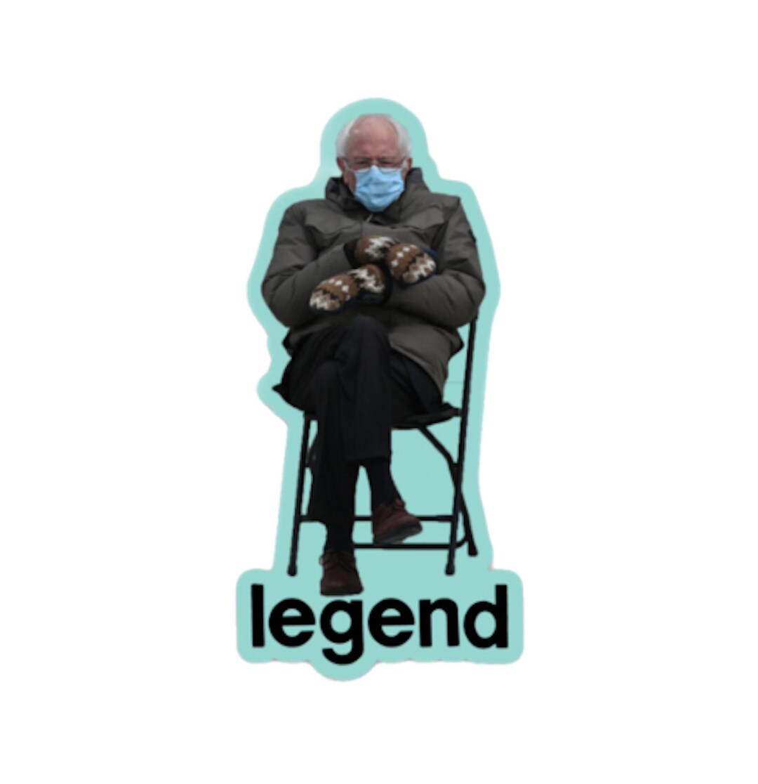 Bernie Meme Sticker / Bernie Mittens Sticker / Bernie Meme Magnet ...