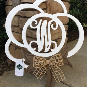 Southern Cotton Wooden Monogram Front Door Monogram DIY - Etsy