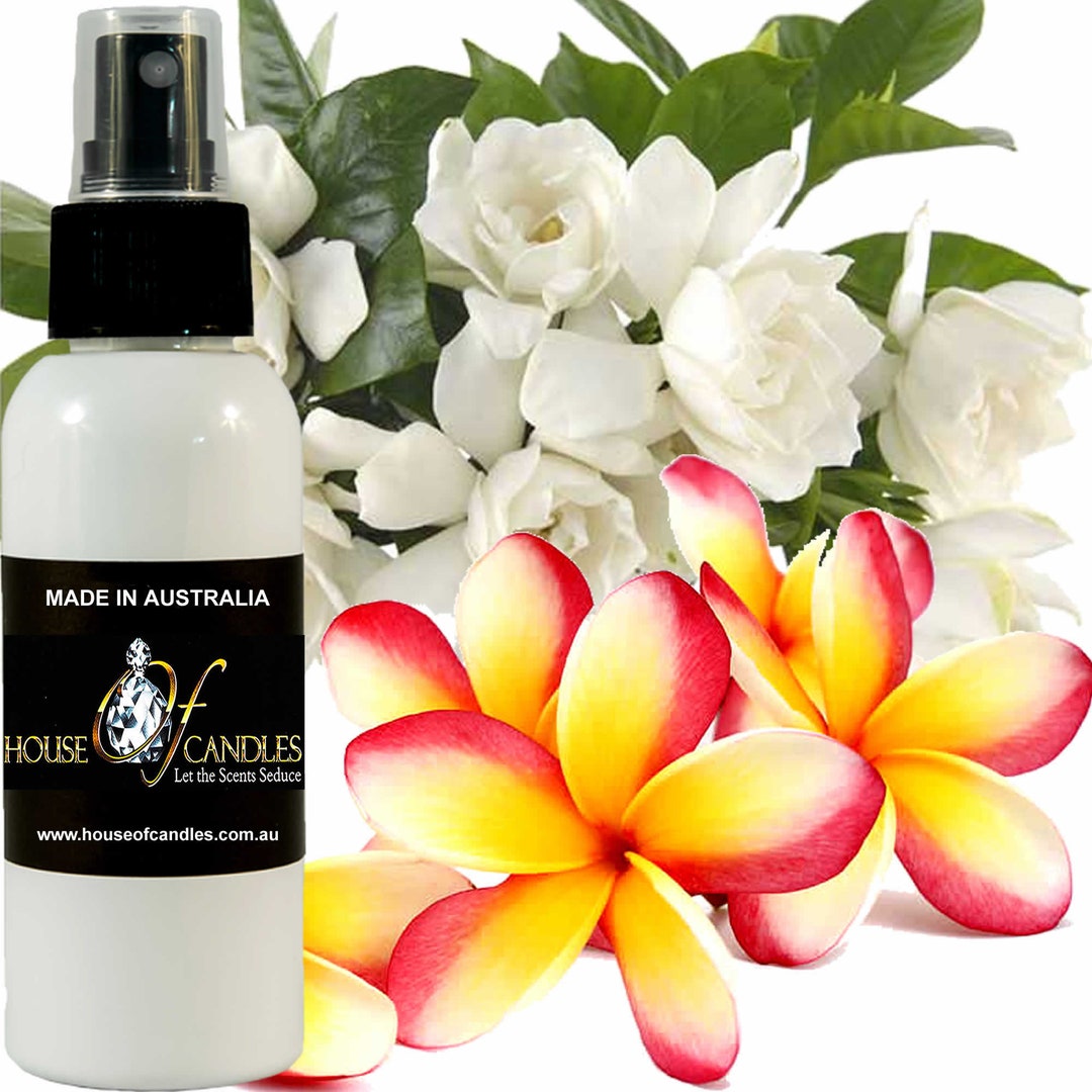 Frangipani Gardenia Jasmine Body Spray Mist Fragrance, Vegan ...