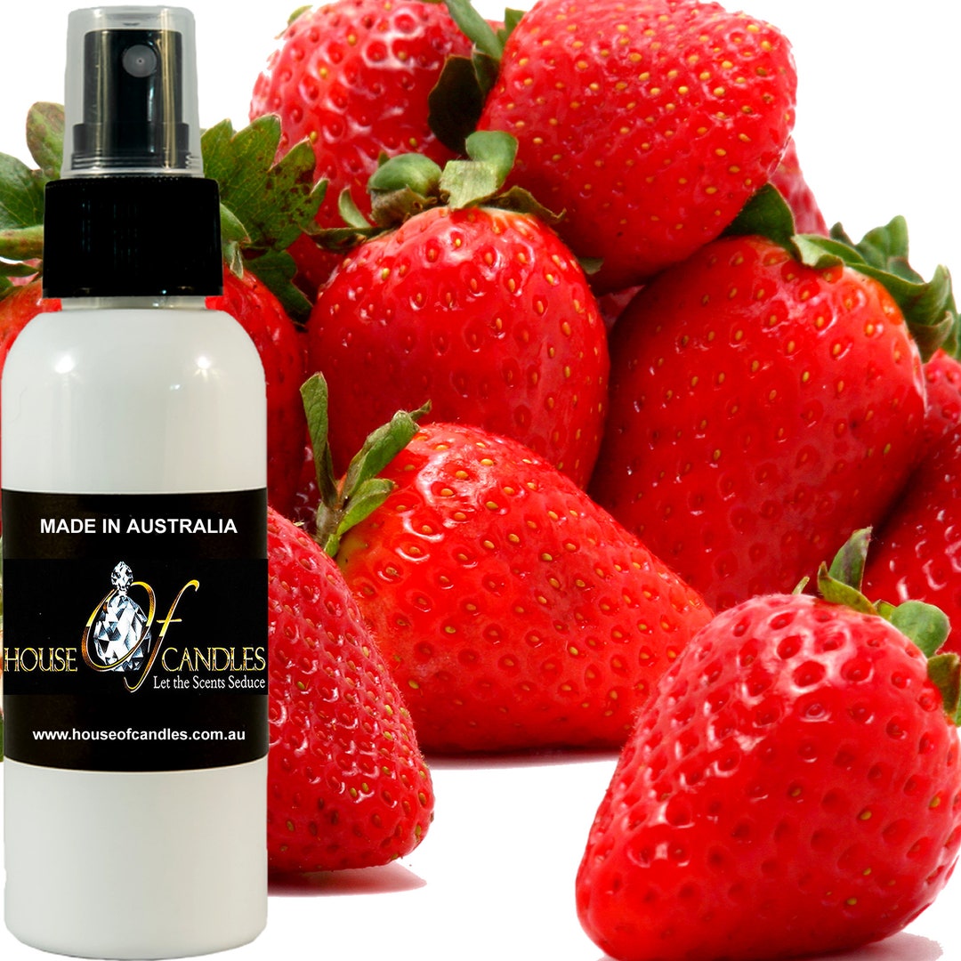 Fresh Strawberries Body Spray Mist Fragrance, Vegan Ingredients ...