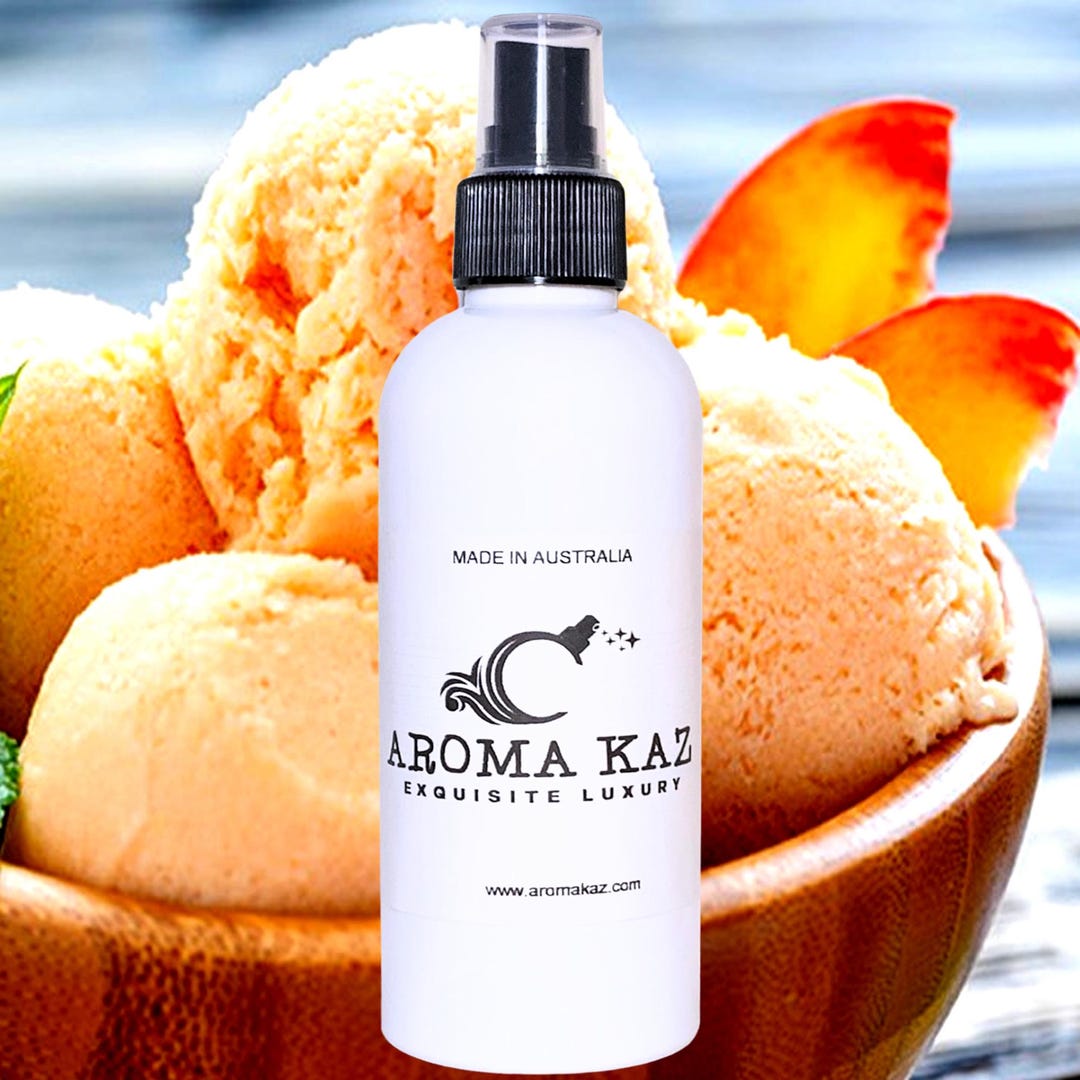 Peach Ice Cream Body Spray Mist Alcohol-free Perfume Vegan Ingredients ...