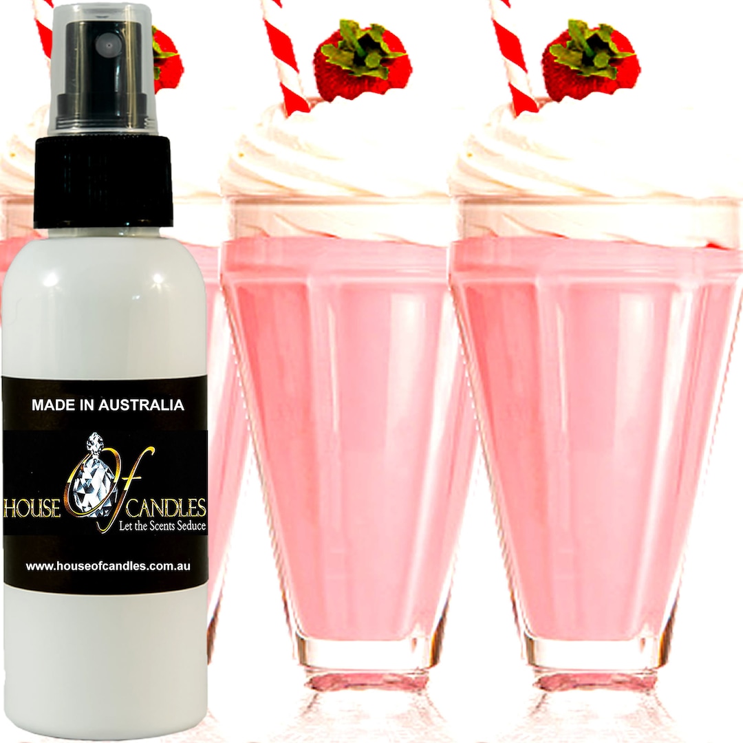 Strawberry Milkshake Body Spray Mist Fragrance, Vegan Ingredients ...