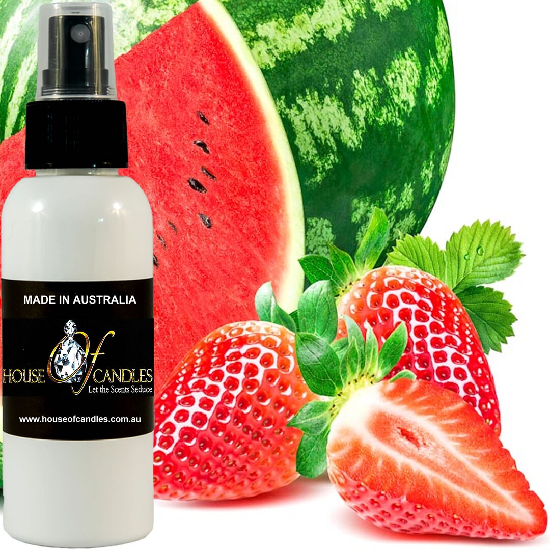 Strawberry Watermelon Body Spray Mist Fragrance, Vegan Ingredients ...