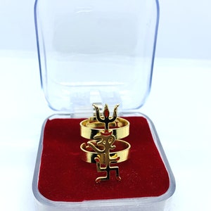 TRISHAKTI Ring, Trishul Ring, Bohemian Indian Ethnic Artisan Adjustable ...