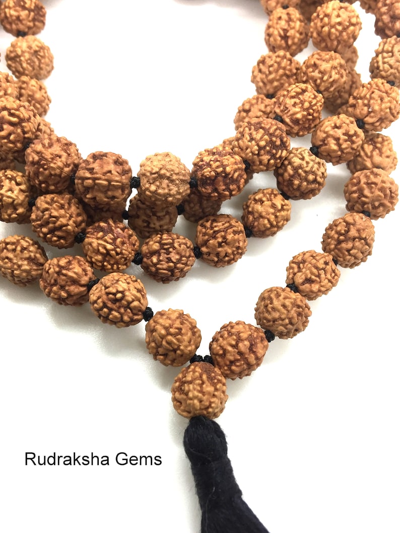 Lord Shiva Rudraksha Japa Mala 108 Beads Traditional Style - Etsy