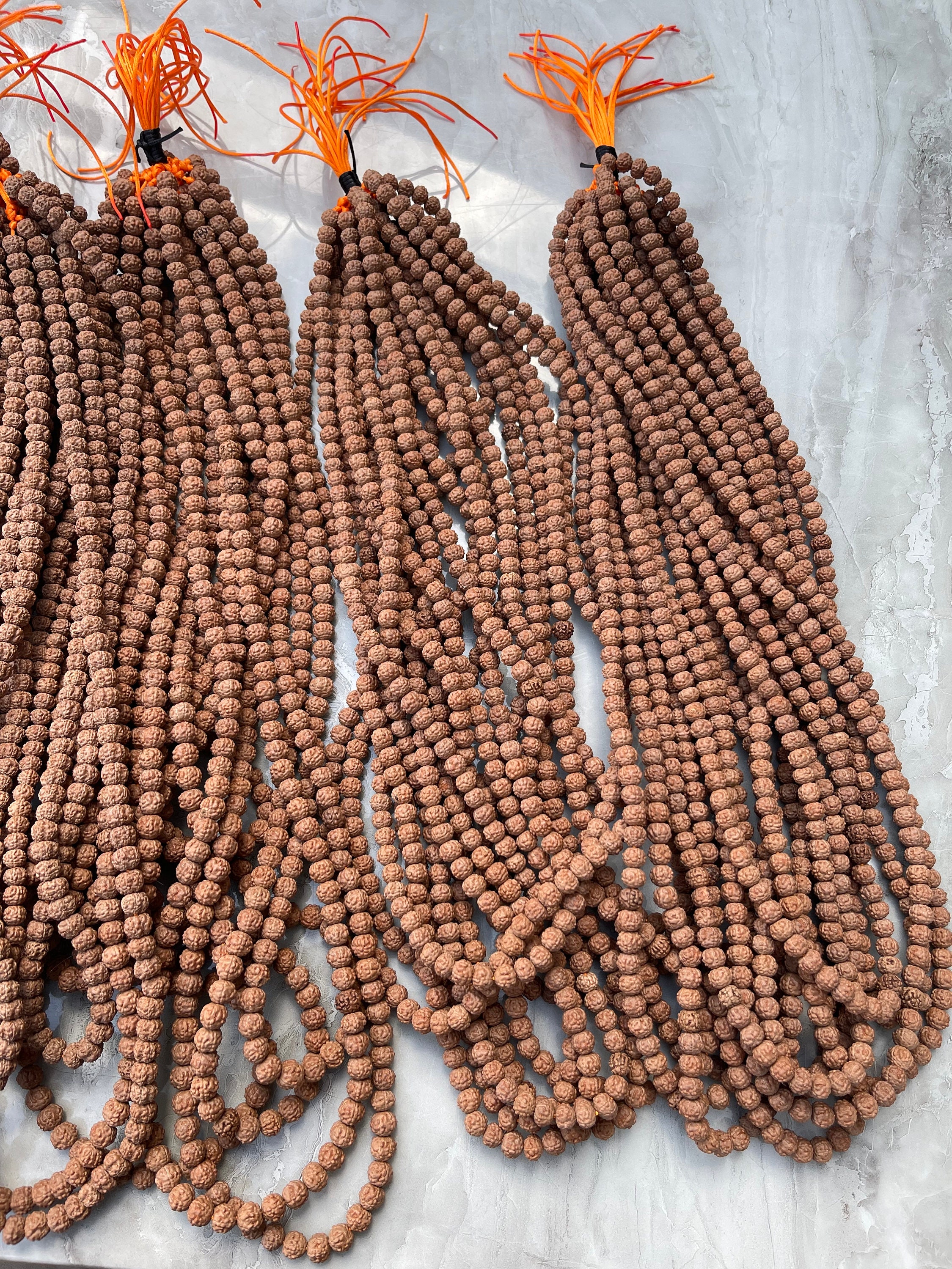 Natural 6mm Rudraksha Beads DIY Mala Making Beads Shiva Bead for ...