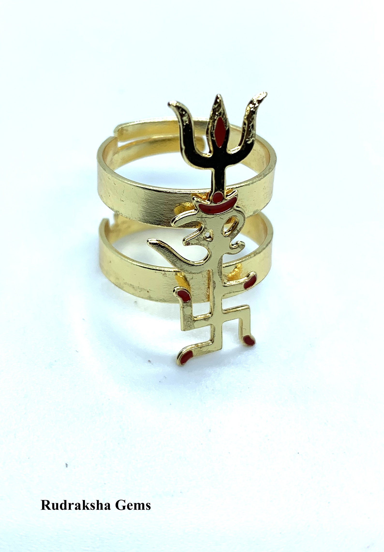 TRISHAKTI Ring Trishul Ring Bohemian Indian Ethnic Artisan - Etsy