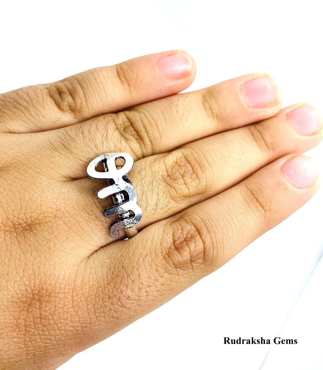Ohm Ring - Silver Ohm Om Aum Symbol Yoga Zen Namaste Meditation Buddha ...