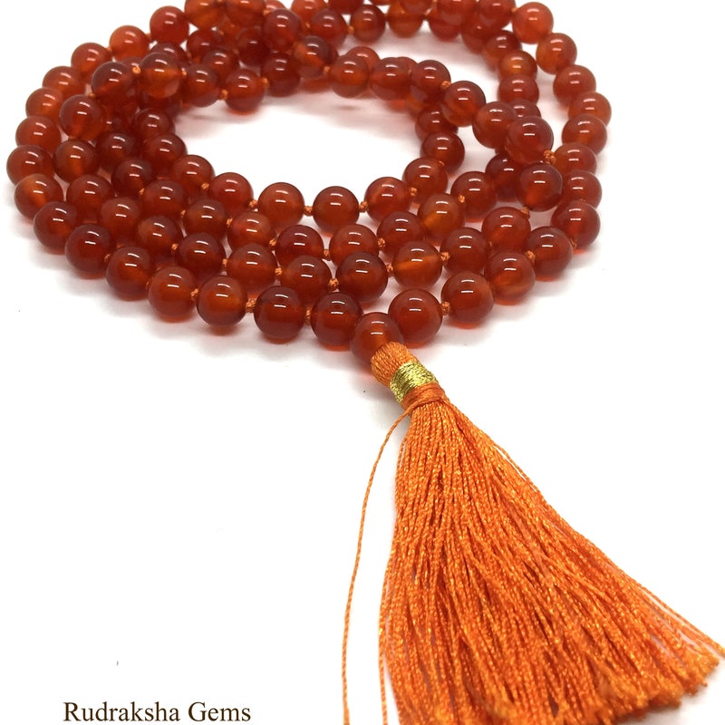 Carnelian Tassel Jewelry - Etsy UK