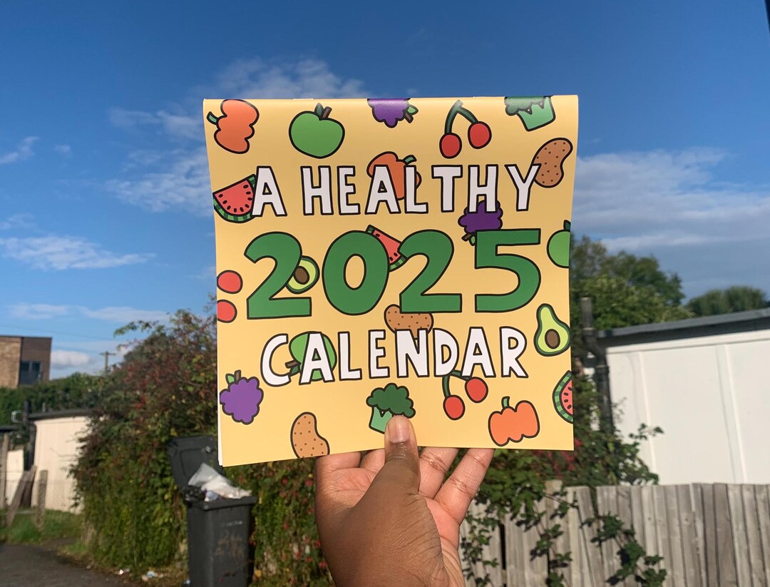 A Healthy 2025 Calendar 2025 Wall Calendar Food Calendar - Etsy Canada